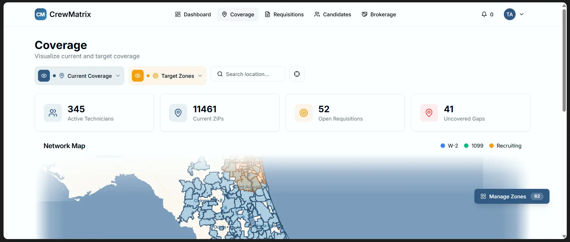 CrewMatrix - Field Service Network Management